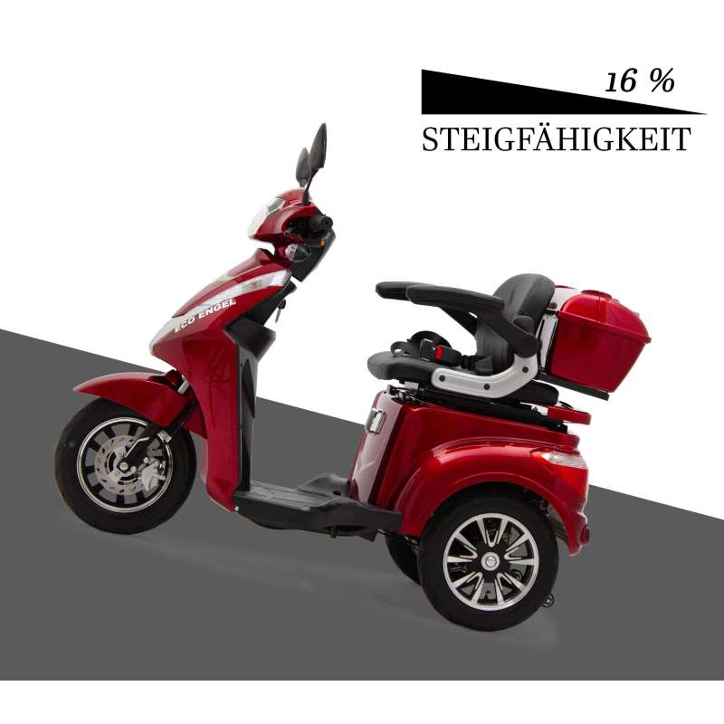 E-Scooter Elektromobil Eco Engel 501 Rot | Electro-Fun