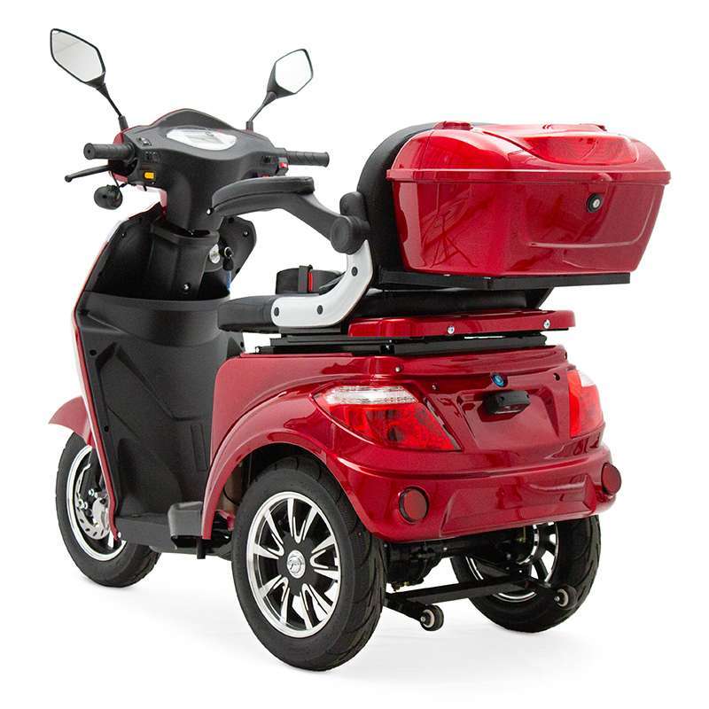 Elektromobil ECO ENGEL 501 Rot mit Lithium-Ionen Akkus, Elektrisches Dreirad